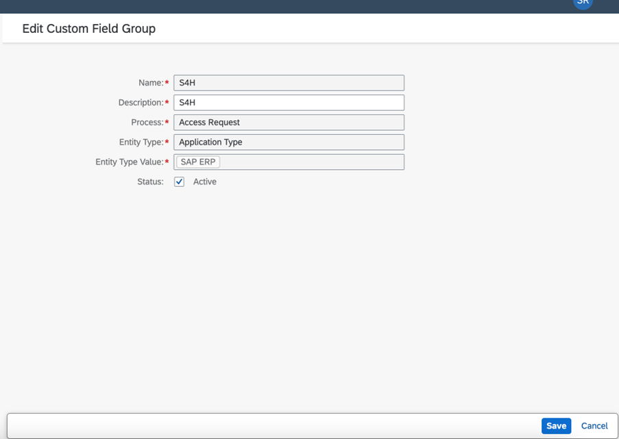 How to create custom fields in SAP IAG Access Request Form?